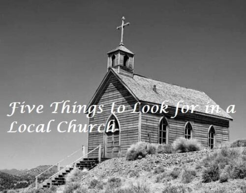 Five Things to Look for in a Local Church | Servants of Grace
