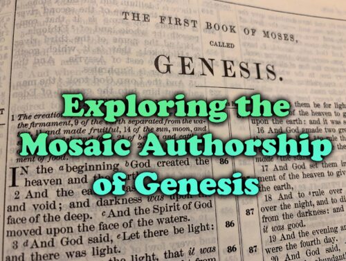 Exploring the Mosaic Authorship of Genesis