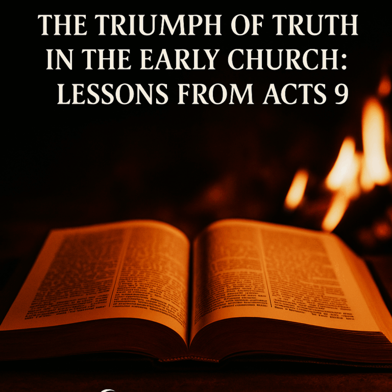 The Triumph of Truth in the Early Church: Lessons from Acts 9