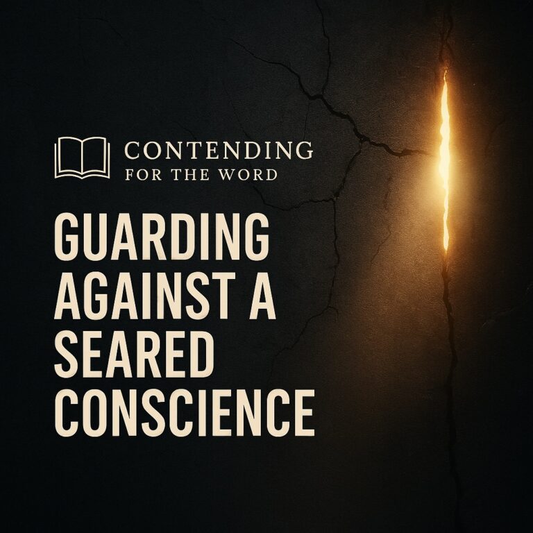 Guarding Against a Seared Conscience