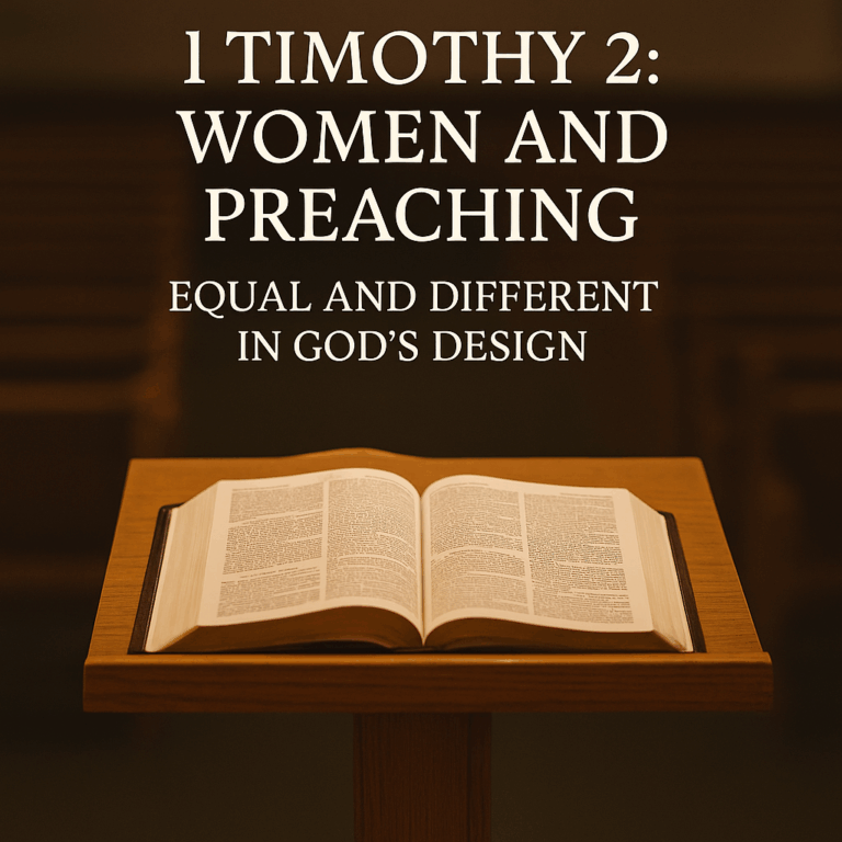 1 Timothy 2: Women and Preaching