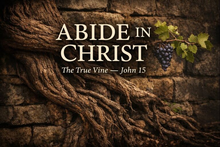 Abide in Christ: Rooted in the True Vine | John 15 Reflection