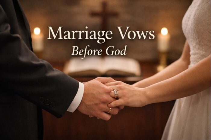 Marriage Vows Before God: What Christian Vows Really Mean